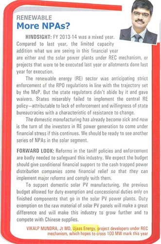 January 2014 - Ujaas Energy Ltd